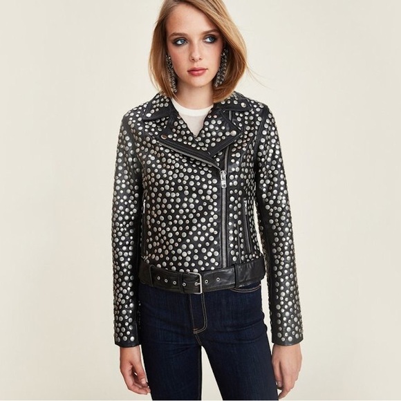 Belle Vere | Jackets & Coats | Belle Vere Moto Motorcycle Biker Black ...